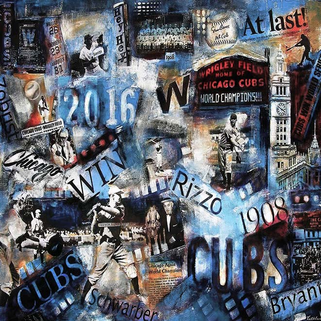 Chicago Cubs Canvas Prints - Based on Original Paintings – Chicago ...