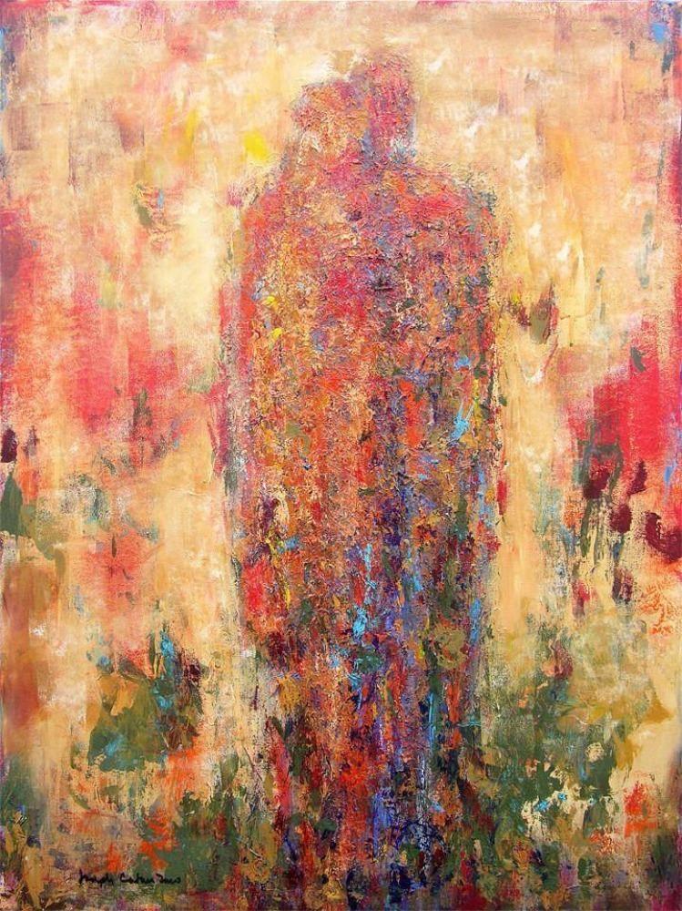 Abstract Love Acrylic Painting